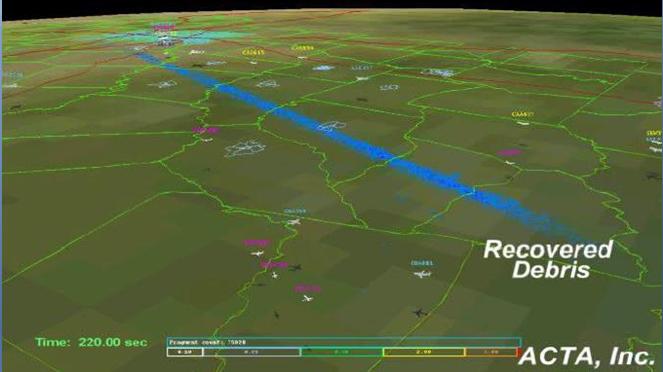 Hazards of Reentering Space Debris